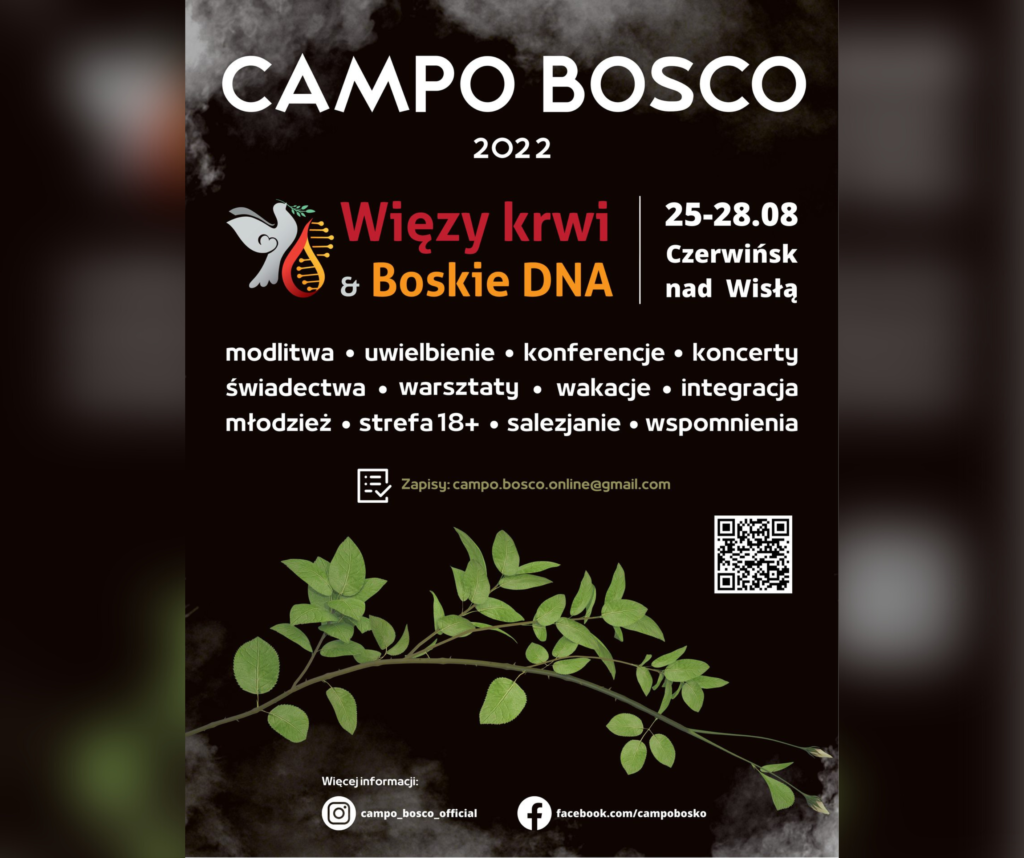 Trwają zapisy na festiwal Campo Bosco 2022 - Radio Warszawa 106,2 FM Trwają zapisy na festiwal Campo Bosco 2022 - Radio Warszawa 106,2 FM